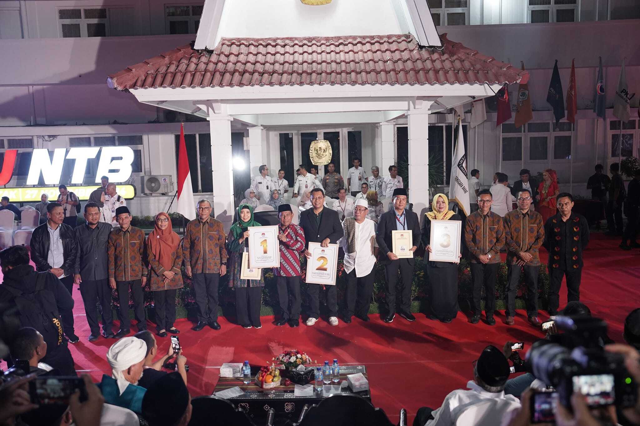 Pilkada NTB 2024: Daftar Lengkap Nomor Urut 35 Pasangan Calon Kepala ...